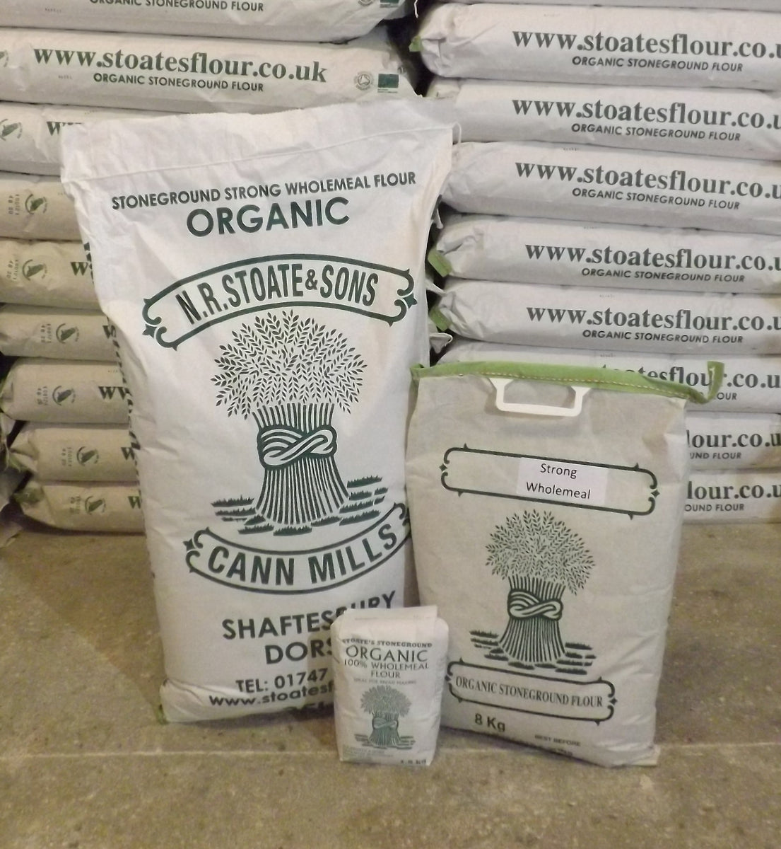 Organic Stoneground Strong Wholemeal Flour | Stoates Stoneground Flour